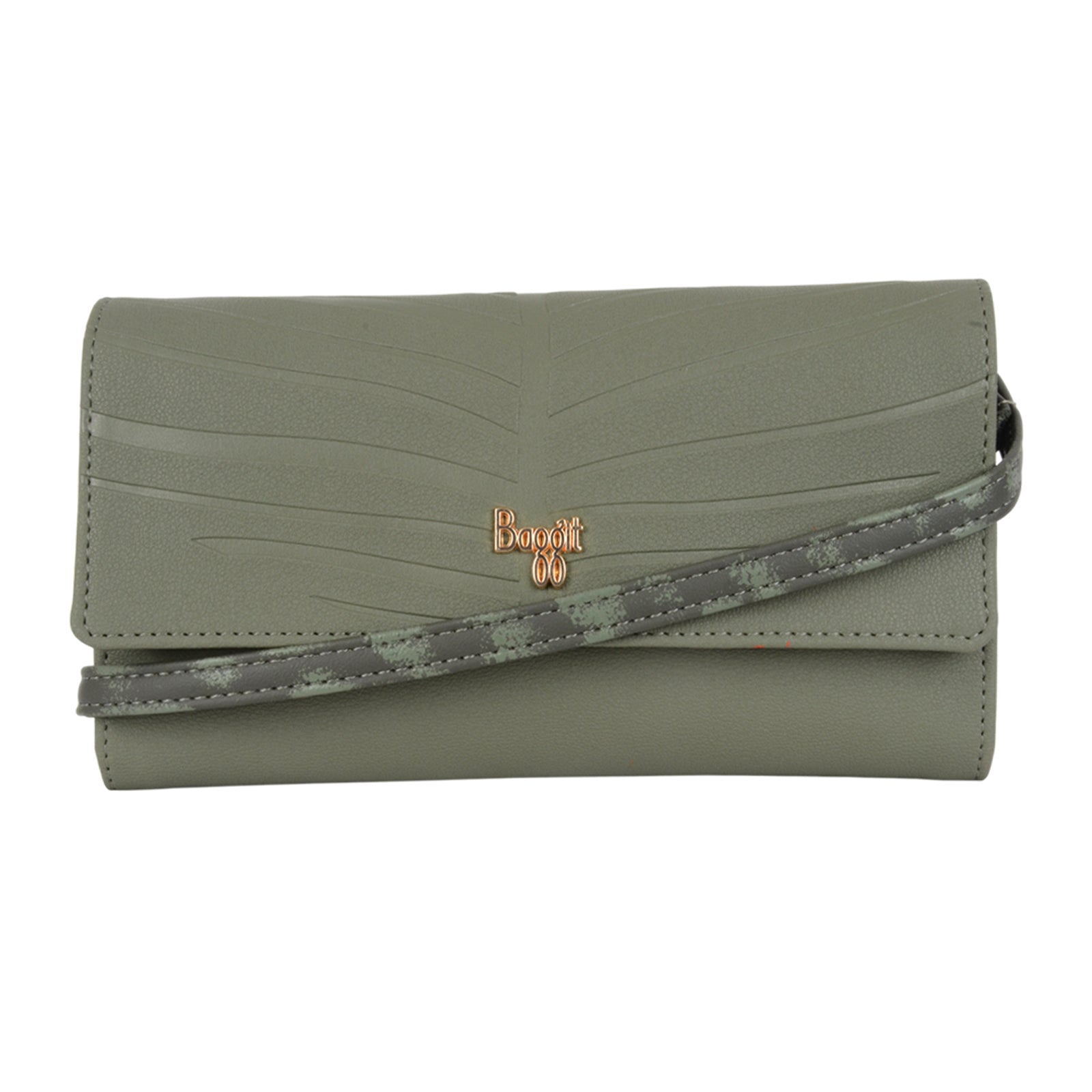 Leaflet Green Oversize Harmonium Wallet