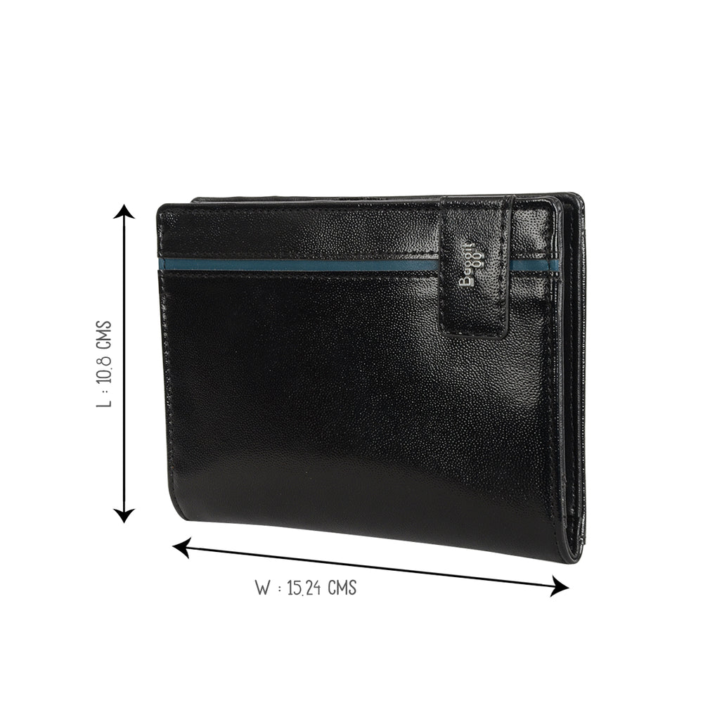 Buy Plaint Black Medium 2-Fold Wallet (8 Card Slots)