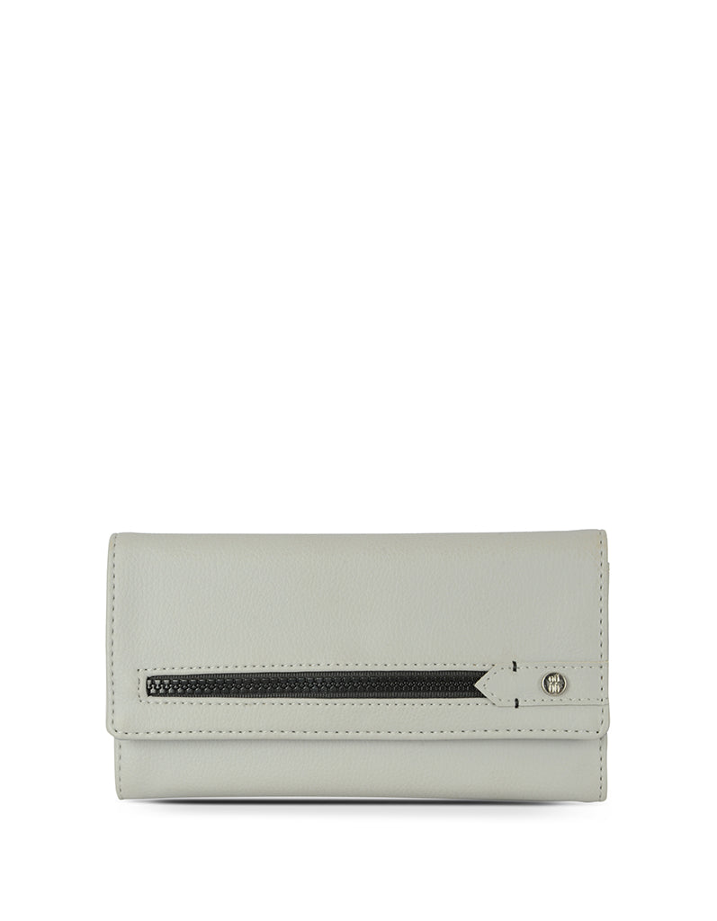 Tbt Grey Large Three Fold Wallets