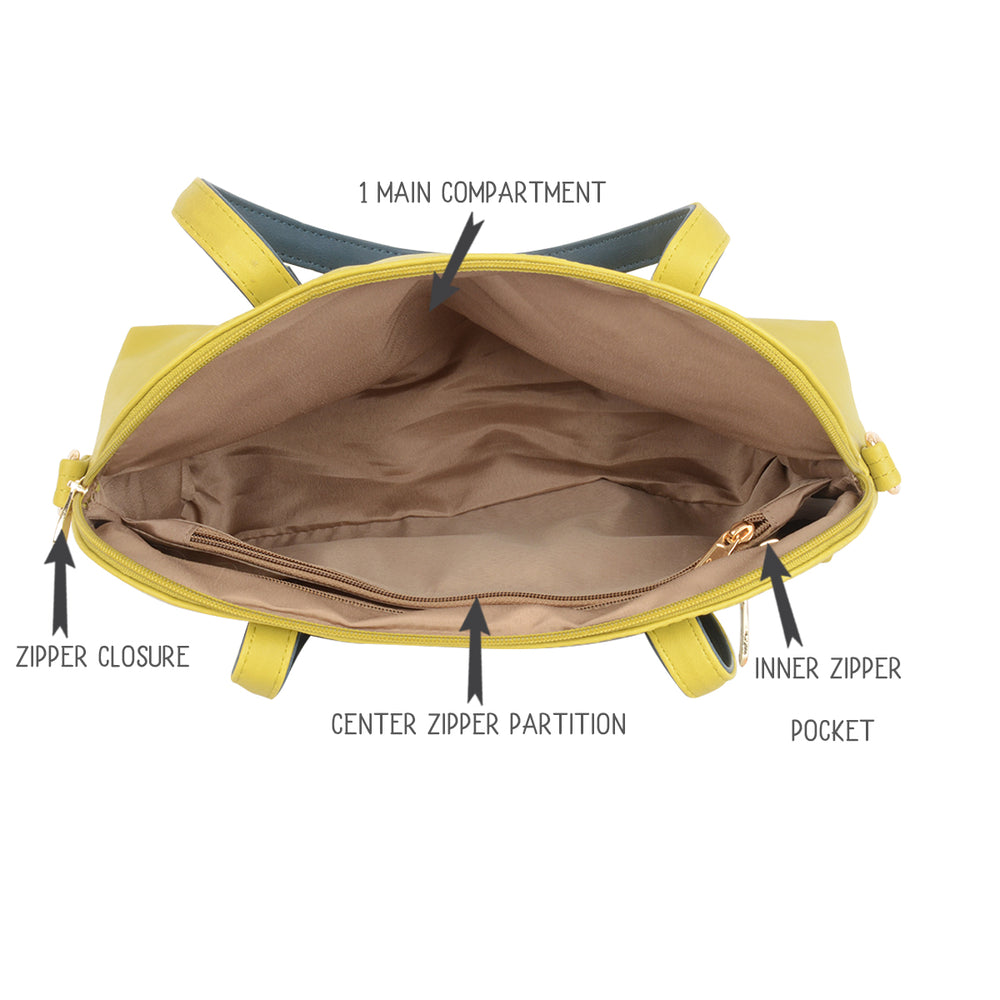 Crocus Green Medium Bags