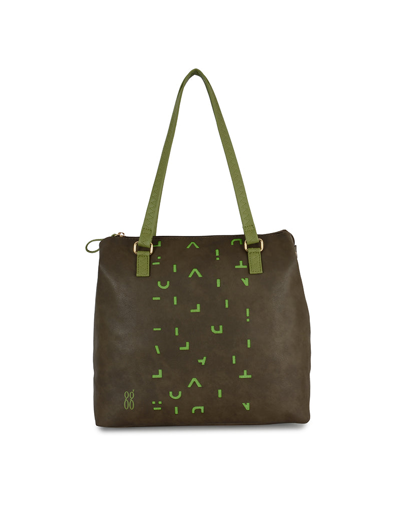 Lobo Brown Large Tote Bag
